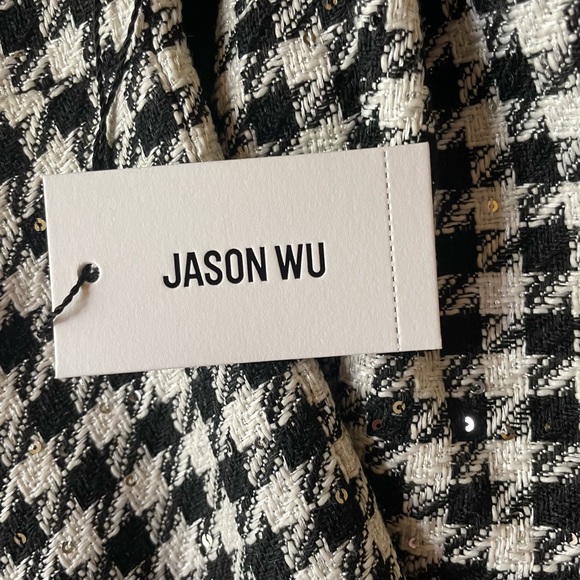 Jason Wu | Jackets & Coats | Nwt Jason Wu 2 Piece Houndstooth Cropped ...